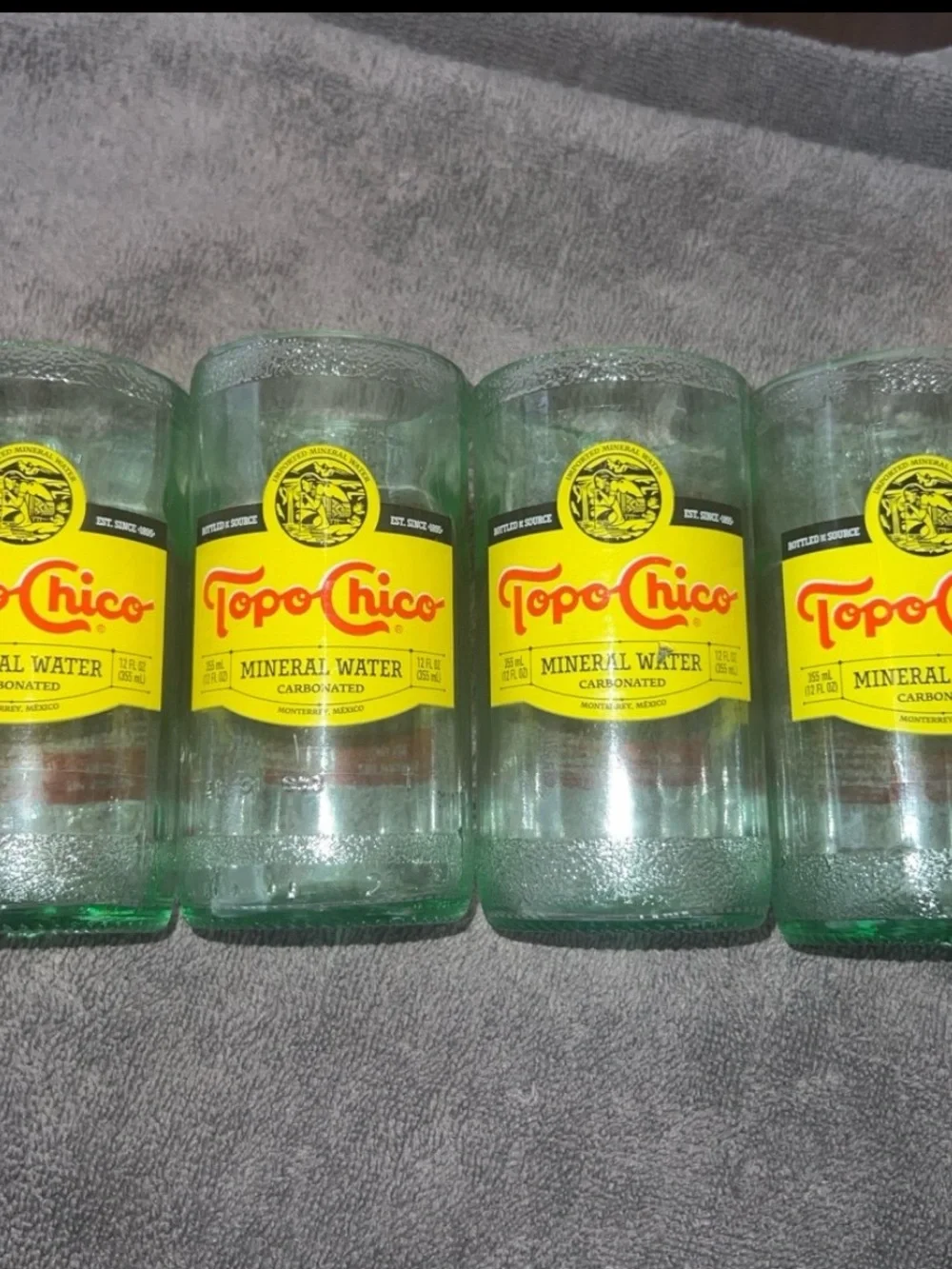 Topo Chico | Dining | S4 Handcrafted Upcycled Topo Chico Drinking ...